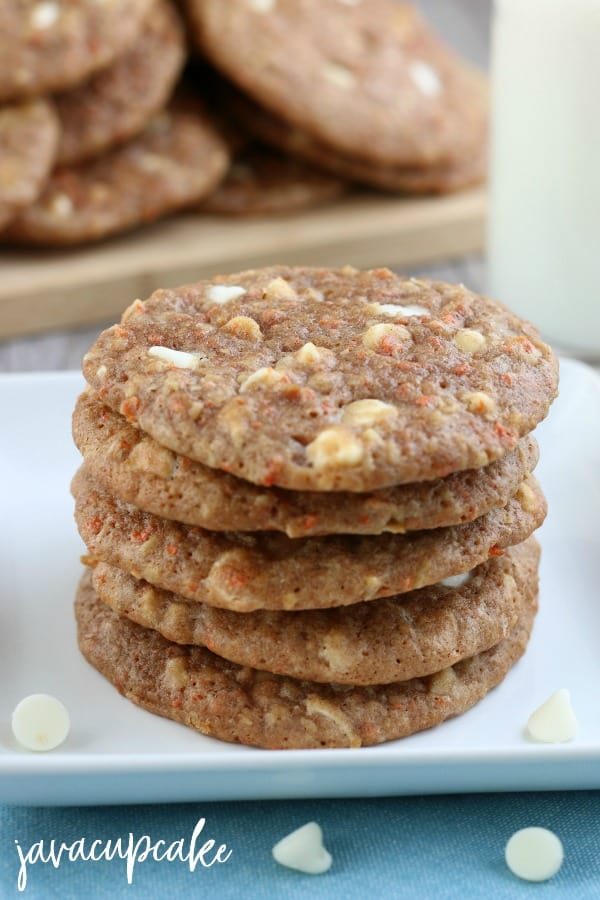 Chewy Carrot Cake Cookies - JavaCupcake