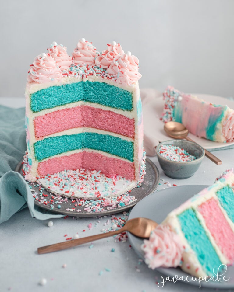 How to Make a Watercolor Cake with Recipe - JavaCupcake